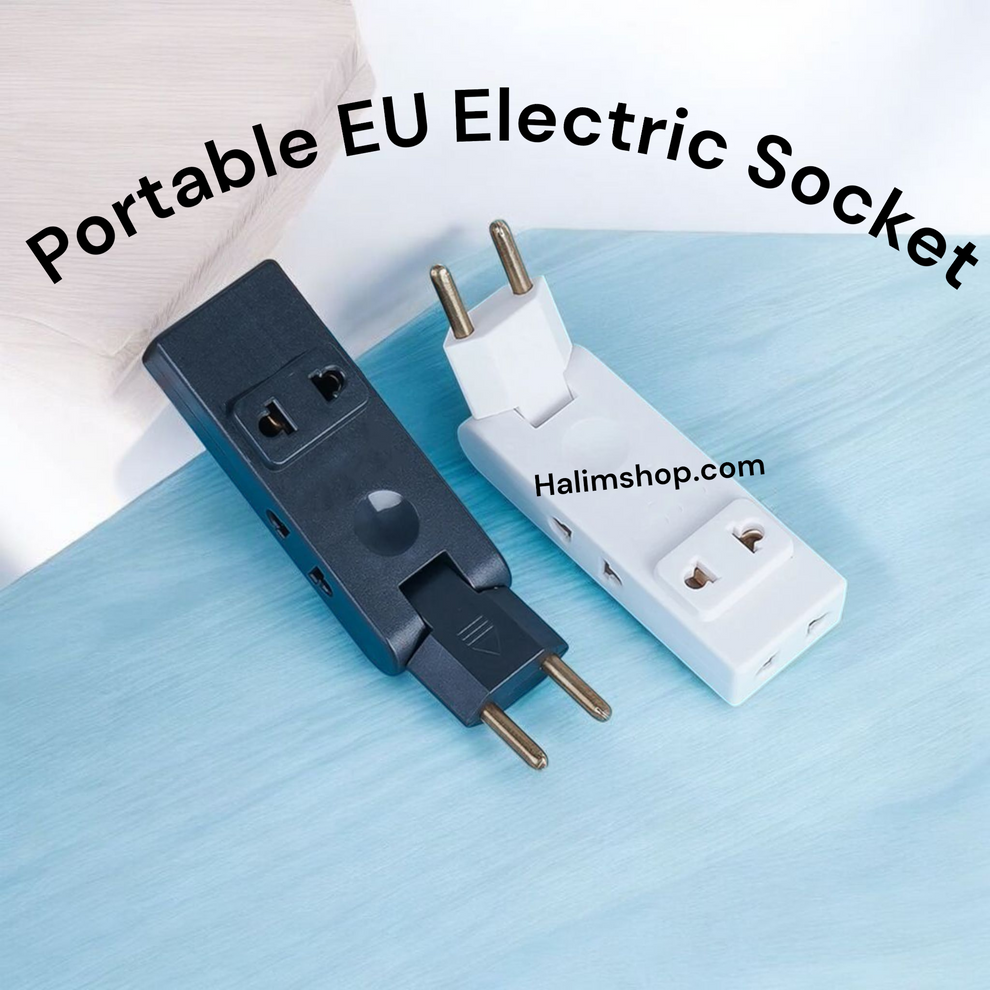 4 in 1 EU Electrical Socket 180 Degree Rotation Plug Adapter – Halim ...