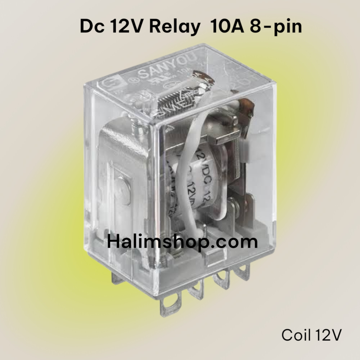12VDC 8 Pin Relay 10A LY2N – Halim Electronic
