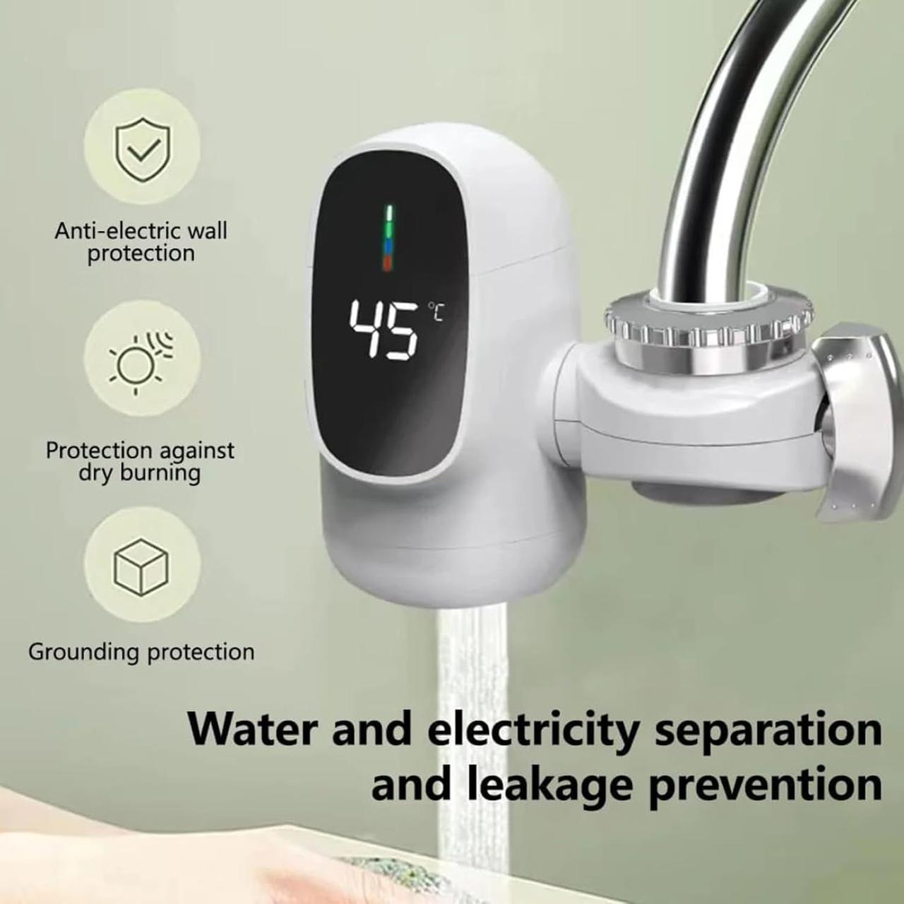 Instant water Heating Tap - portable Hot water tap – Halim Electronic